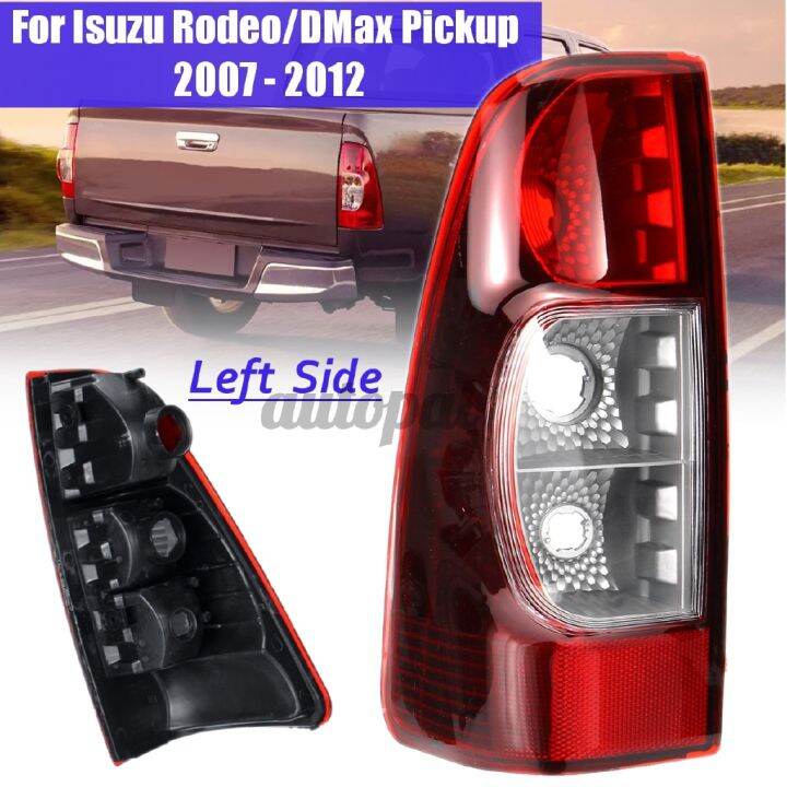 HYS LH/RH Tail Light Lamp (Tinted) For Isuzu DMAX RA LX DX Ute 2007 ...