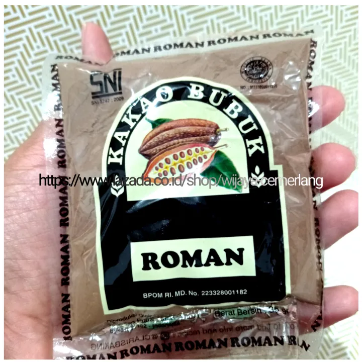 Coklat Bubuk ROMAN untuk 2 pcs/terbuat dari biji coklat pilihan yang ...