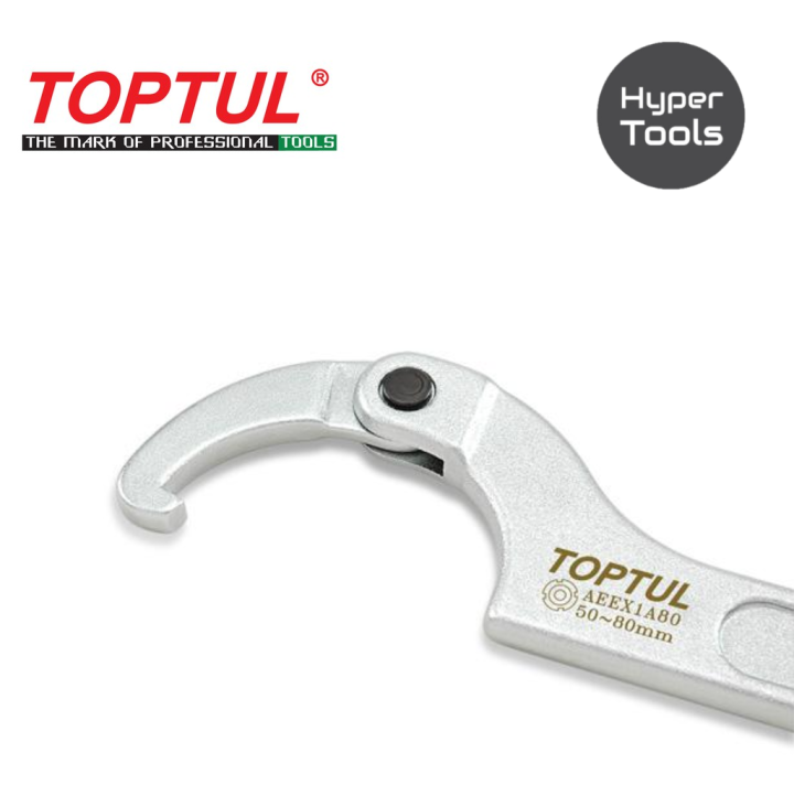 TOPTUL Adjustable Hook Spanner Wrench (Model: AEEX Series) | Lazada