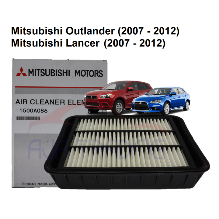 Air Filter for Mitsubishi Lancer (2007 - 2012) and Mitsubishi Outlander ...