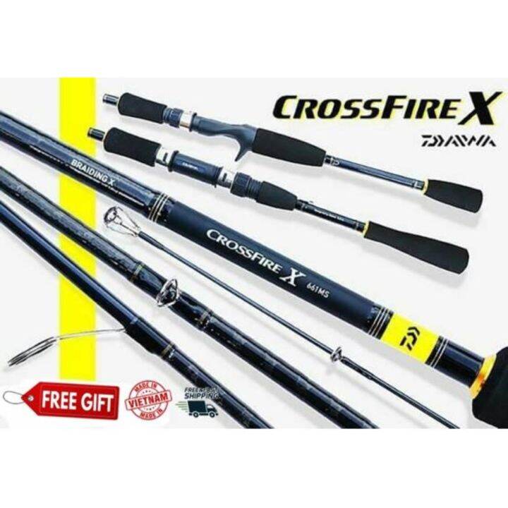DAIWA 18 CROSSFIRE X 562MB 6-15LB BAIT CASTING ROD | Lazada