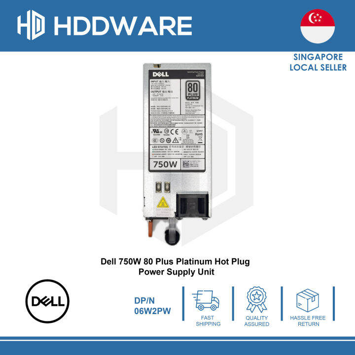 DELL SERVER POWER SUPPLY 750W FOR POWEREDGE // F750E-S0 // 06W2PW | Lazada Singapore