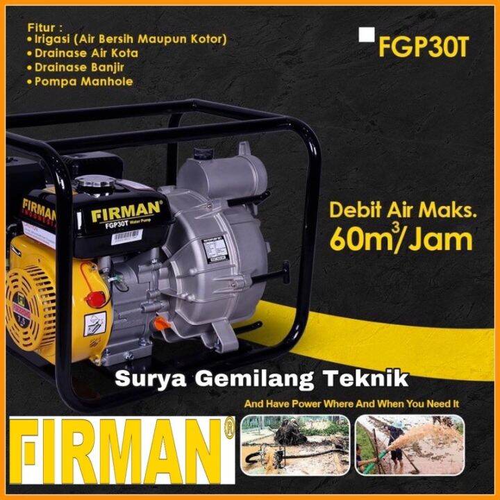 Pompa Alkon 3 Inchi Alcon Pump Lumpur Irigasi Drainase Firman FGP 30T ...