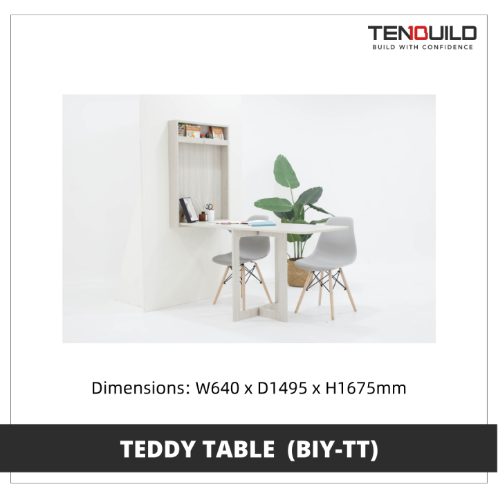 Tenbuild Build-IT-Yourself Furniture Teddy Table BIY-TT | Lazada PH