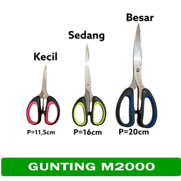 GUNTING M2000 BESAR SEDANG KECIL | Lazada Indonesia