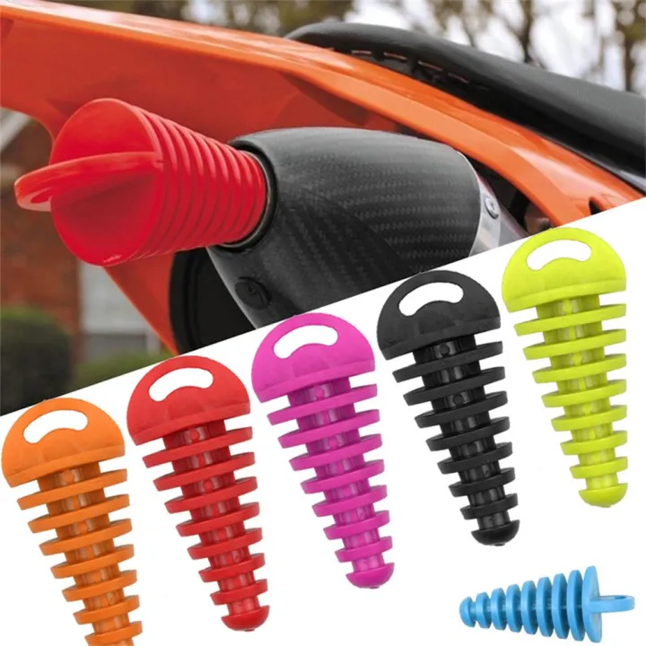 DSFDF ระบบไอเสียยางท่อป้องกันล้างปลั๊กรถจักรยานยนต์ท่อไอเสียเงียบท่อไอเสียปลั๊กอากาศปลั๊ก ...