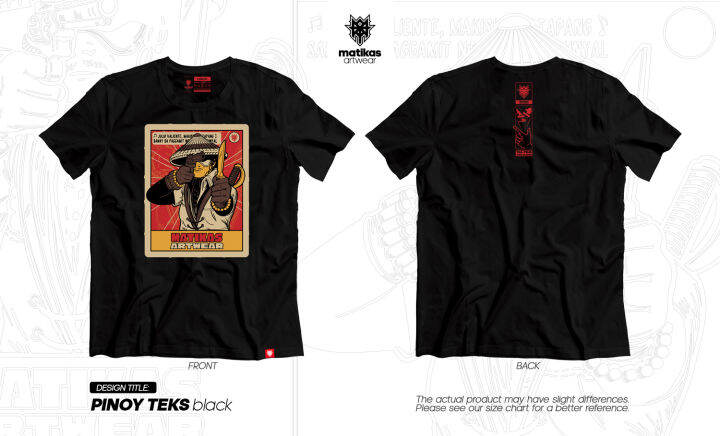 Matikas Artwear Pinoy Teks (Julio Valiente) | Lazada PH