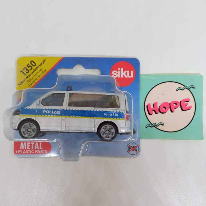 Diecast Mobil Siku 1350 Police Team Van Original | Lazada Indonesia