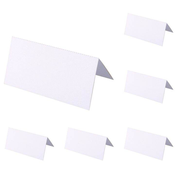 200 Blank Table Name Place Cards, Many Colours - White, Party, Wedding ...