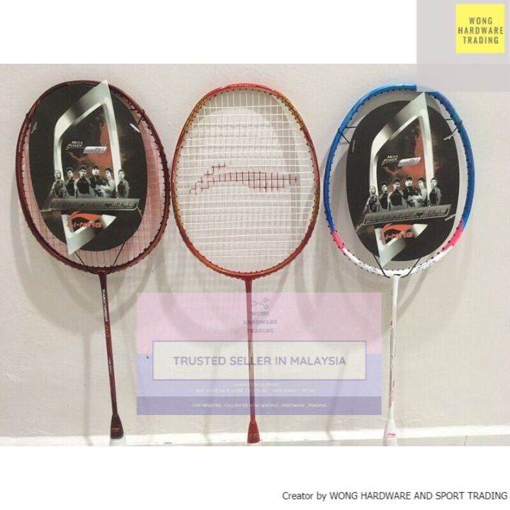 【Ready Stock】Li-Ning Racket Max to 30lbs Full Carbon ALL NEW LN ALL ...