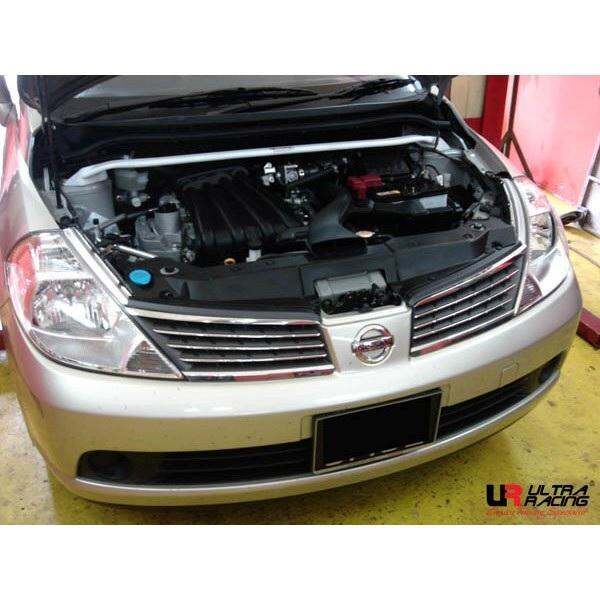 ULTRA RACING 2 Point Front Strut Bar: NISSAN SYLPHY (G11) 2.0 '06 [TW2 ...
