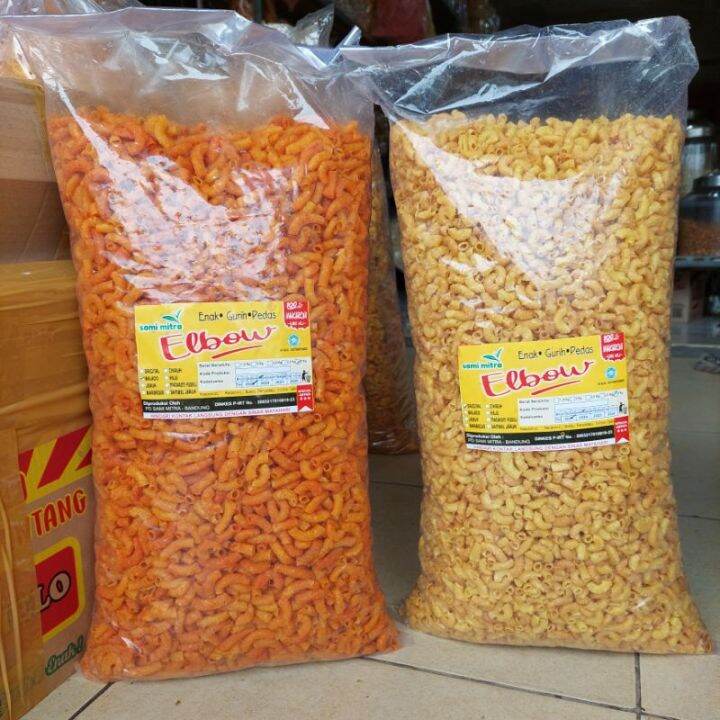 1KG MAKARONI BANTAT BALADO DAN ORI MAKARONI ELBOW PREMIUM SNACK KILOAN ...