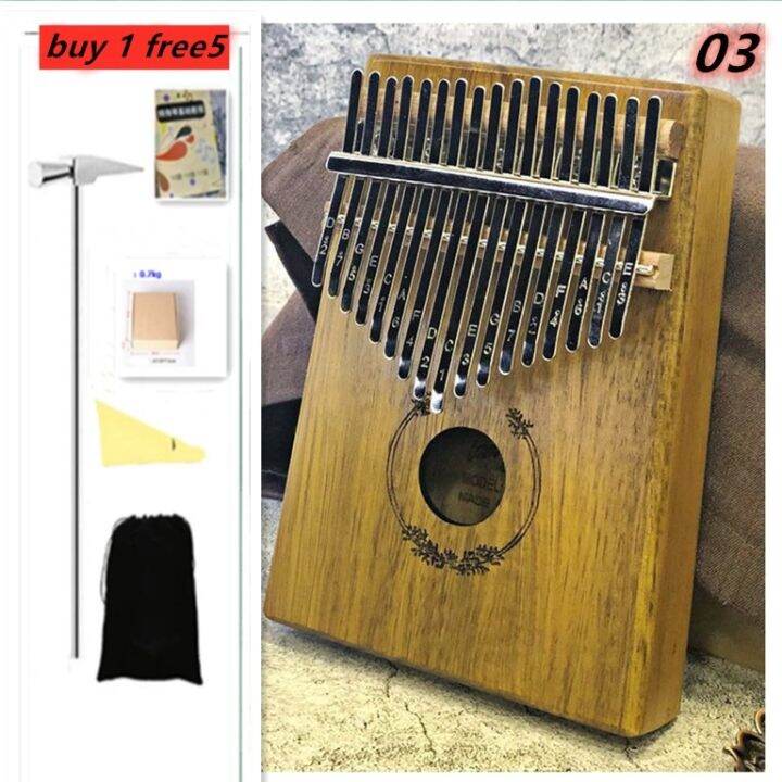 [cod] beautiful Kalimba piano 17 keys round | Lazada PH