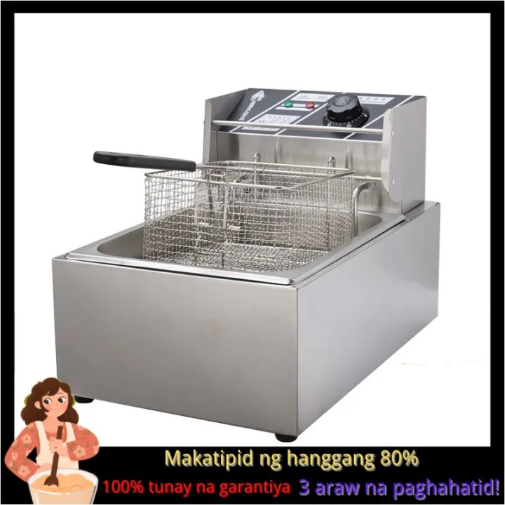One Home Electric Deep Fryer Stainless Steel Frying Machine AS220 (100% ...
