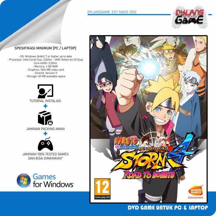 Naruto Shippuden Ultimate Ninja Storm 4 PC v1.08 + DLC - Kaset Game PC - Game Laptop | Lazada ...
