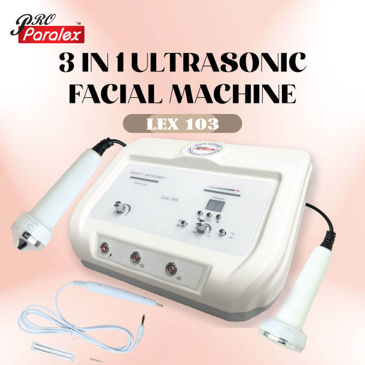 Lex103– 3 In 1 Ultrasonic Facial Machine | Lazada