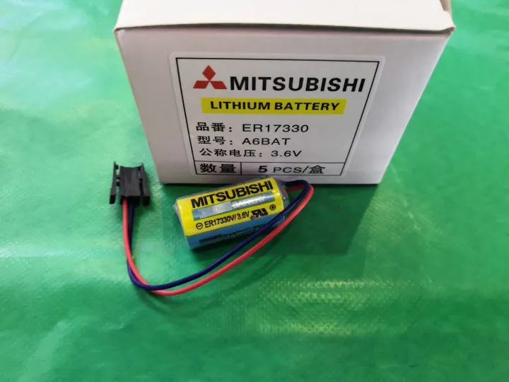 2022/Original Mitsubishi ER17330V 3.6V A6BAT MR-BAT PLC Mitsubishi servo MRBAT industrial ...
