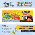 Banner Spanduk ES NYOKLAT TEH POCI CUSTOM 160 X 60cm BISA DI EDIT ...