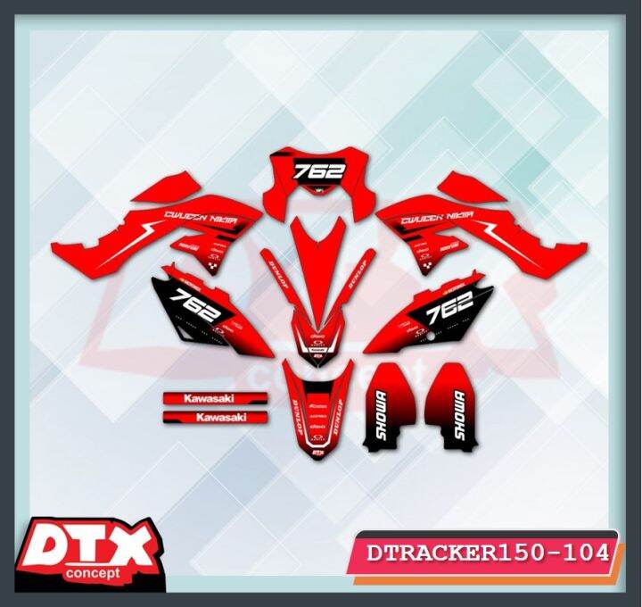 Decal dtracker full body decal dtracker decal dtracker supermoto stiker ...