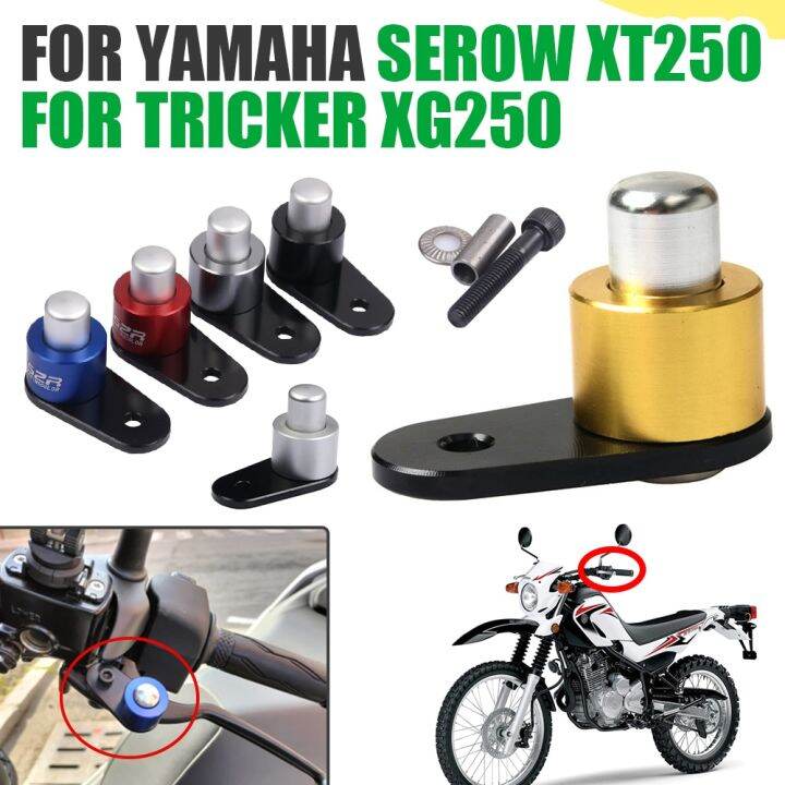 สำหรับ YAMAHA Serow XT250 XT 250 XT250X Tricker XG 250 XG250อุปกรณ์เสริมรถจักรยานยนต์ที่จอดรถ ...
