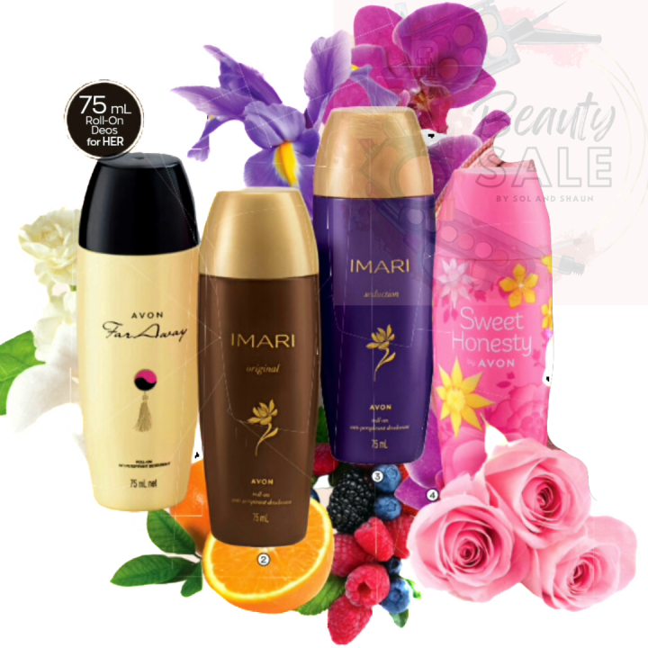 Avon Women's Anti - Perspirant Roll on Deodorant 75ml. Far Away, Imari ...