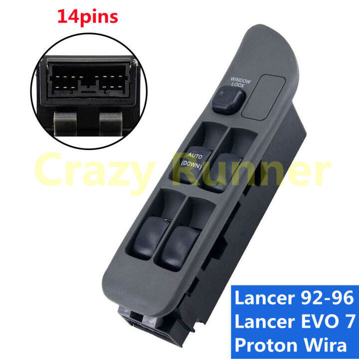 14pin Power Window Switch for Mitsubishi Lancer CB 1992-1996 Itlog ...
