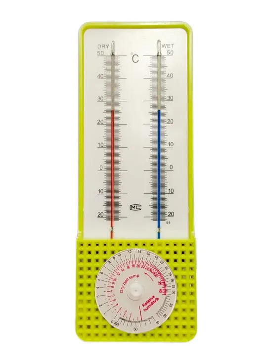 Termometer Bola Basah dan Bola Kering Wet and Dry Termometer | Lazada ...