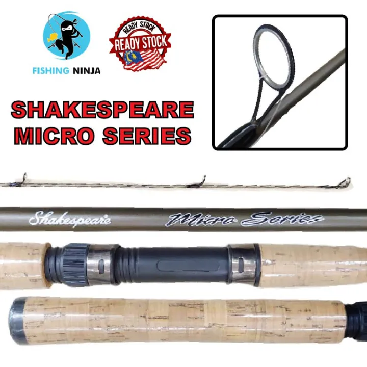 【Ready Stock】NINJA Shakespeare Micro Series Spinning Rod JORAN TAHAN ...