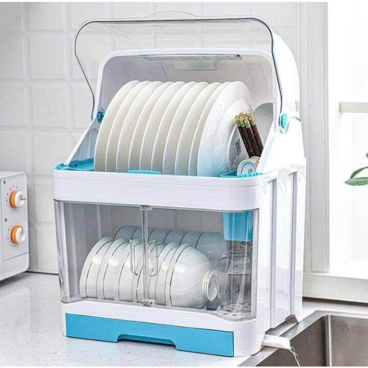 Dish Drying Rack, Expandable Stainless Steel Dish Drainer with Wine ...