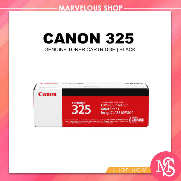 Canon 325 Black Original Toner Cartridge | Lazada PH