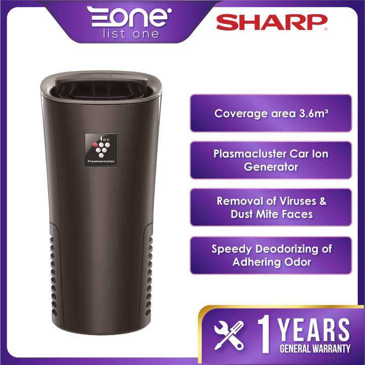 Sharp 3.6m³ Car Use Portable Purifier IGNX2EB | IGGC2LB | Ion Generator ...