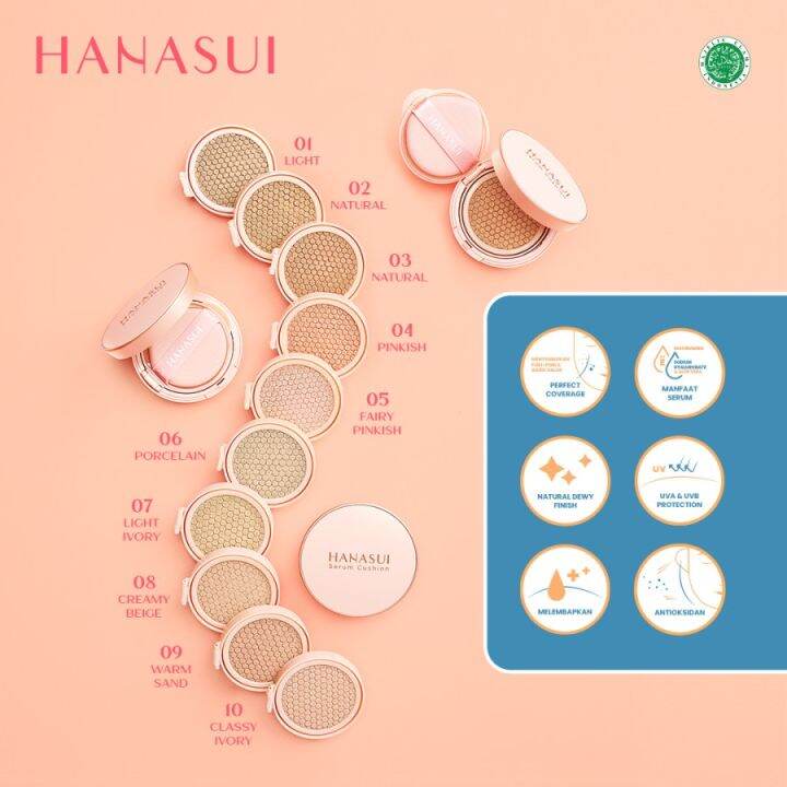 HANASUI SERUM CUSHION 15GR - BEDAK | Lazada Indonesia