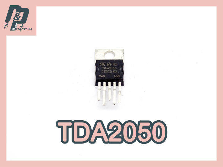 *แพ็ค 2 ตัว* TDA2050 TDA2050A TO220-5 Audio Amplifier IC ไอซีขยายเสียง ...