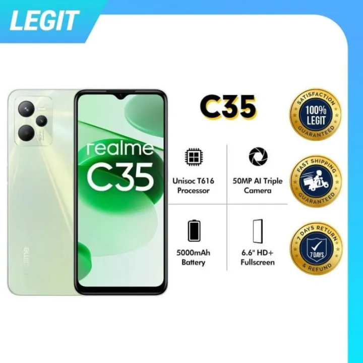 【Spot in Manila】Realme C35 [4GB RAM + 128GB ROM] Android Smartphone ...