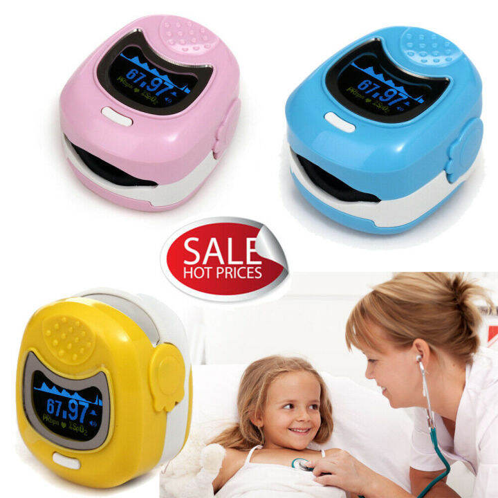CONTEC CMS50QB Child Spo2 Oximeter Finger Tip Blood Oxygen Infant Pulse Heart Rate Machine ...