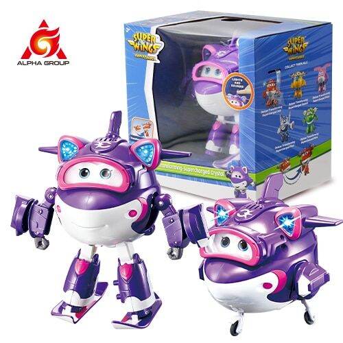 Super Wings 6 Inches Deluxe Supercharged Paul Transforming With Police ...