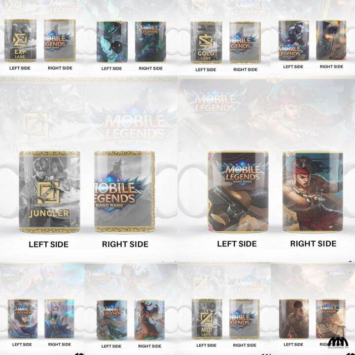 Mobile Legends Mugs - Mugmania - Mobile Legends Game Heroes Mugs ...