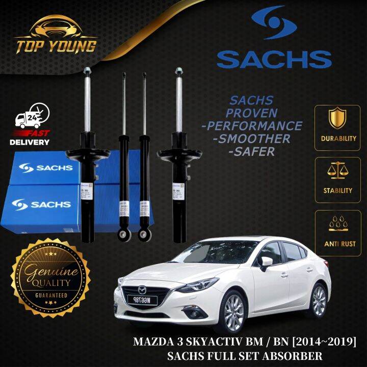 SACHS MAZDA MAZDA 3 SKYACTIV BM / BN (2014~2019) SHOCK ABSORBER FULL ...