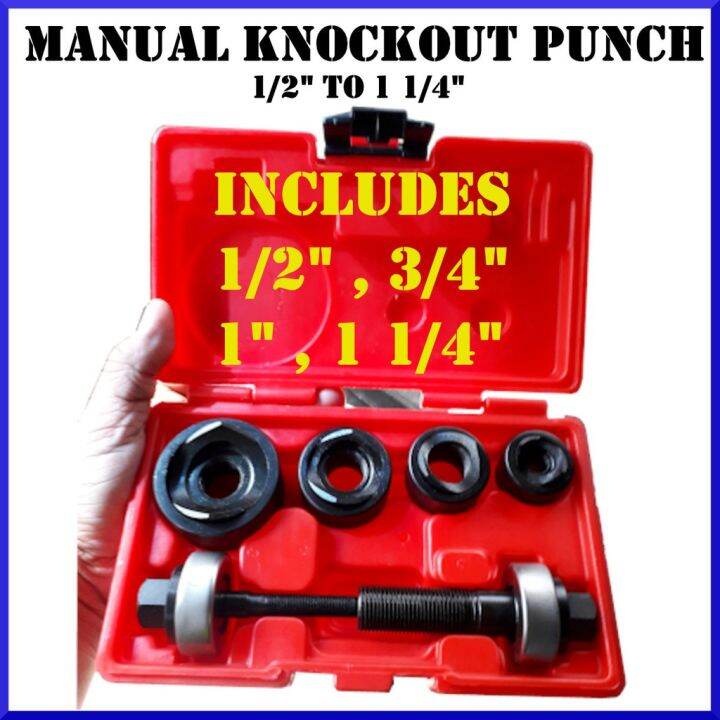 ♨Manual Knockout Punch Set 12 -1 14 Knock Out Punch Tool Showa☁ | Lazada PH