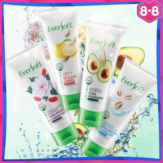 EVERSOFT FACIAL CLEANSER / FOAM 120G FACE PENCUCI MUKA | Lazada