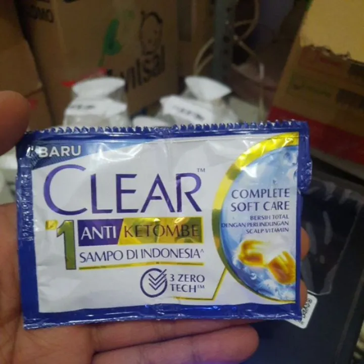 Clear biru sachet isi 3 pcs | Lazada Indonesia