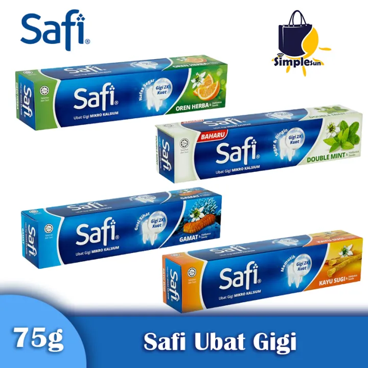 Safi Toothpaste / Ubat Gigi 75g | Lazada