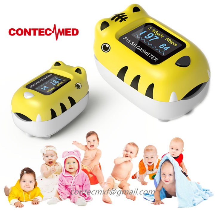 ContecMed CMS50Q1 Pediatric Fingertip Pulse Oximeter Infant Baby SPO2 ...