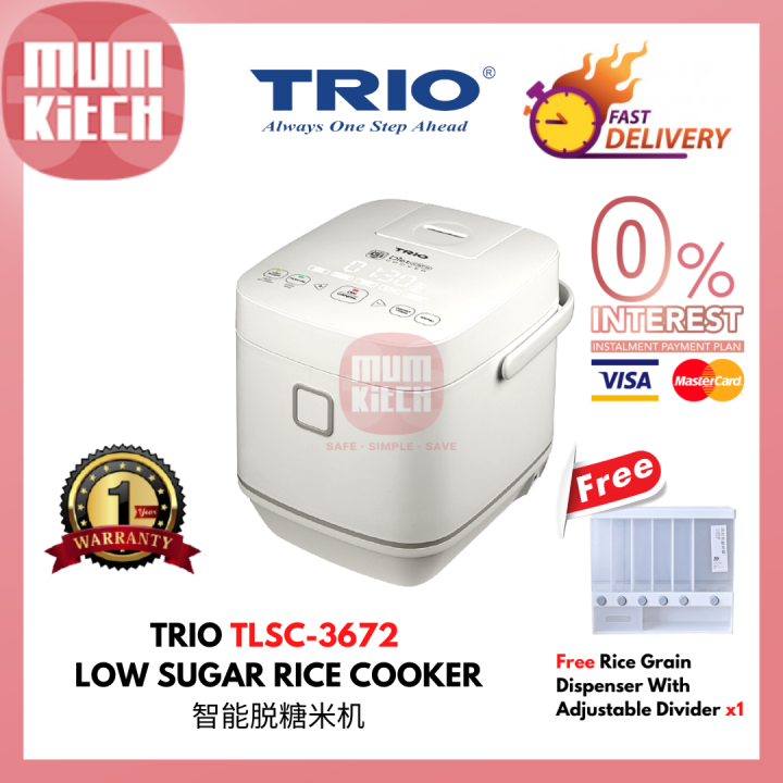 Trio Rice Cooker Electric Cooker Periuk Nasi Elektrik Besar 304 ...