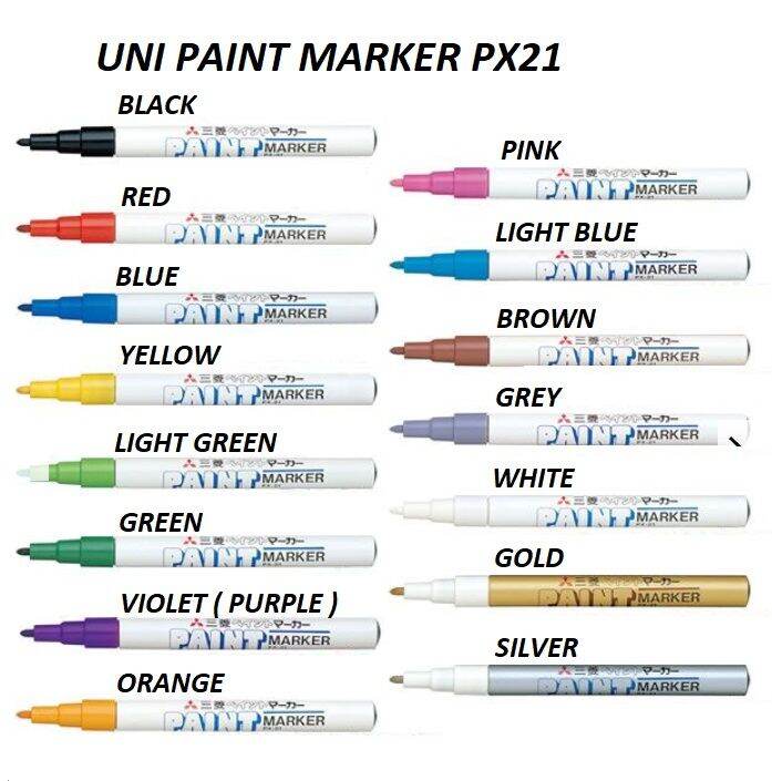 UNI PAINT MARKER PX-21 | UNI PAINT MARKER PX-20 | Lazada