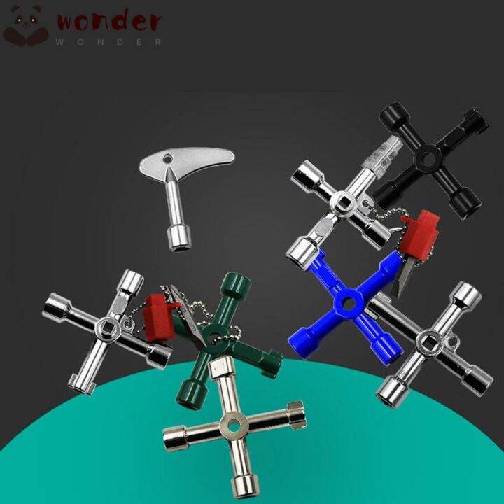 【Ready Stock】 WONDER Key Wrench Square Screen Door Cross Switch Alloy ...
