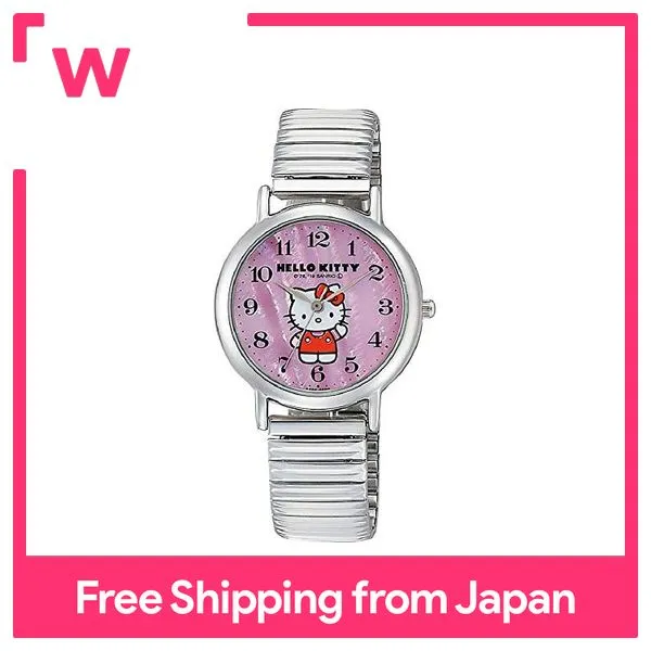 [Citizen Q&Q] Watch Analog Hello Kitty Waterproof Metal Band HK15-205 ...