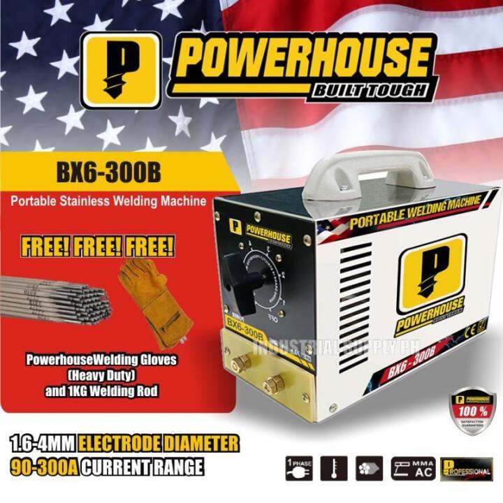 Powerhouse BX6-300B Portable Welding Machine 300 Amperes with FREE ...