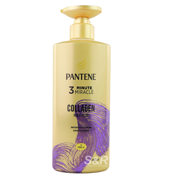 Pantene 3 Minute Miracle Collagen Repair Conditioner 480mL | Lazada PH