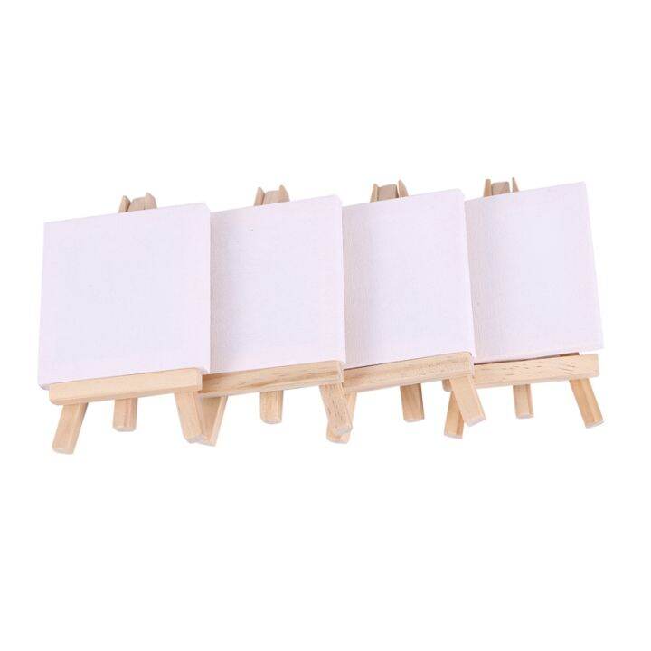 24Set Artists 5 Inch Mini Easel +3 Inch X3 Inch Mini Canvas Set ...